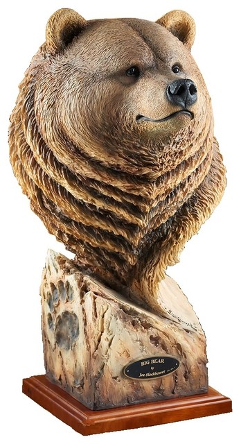 Grizzly Bear Sculpture - Rustic - Sculptures - by Wildlife Wonders Grizzly Bear Sculpture - Rustic - Sculptures - by Wildlife Wonders