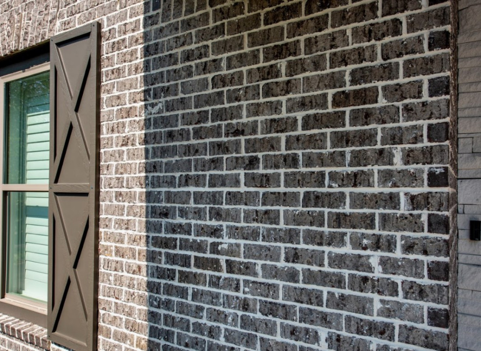 Steele Canyon Brick & Arriscraft Stack Ice Stone Home - Tennessee ...