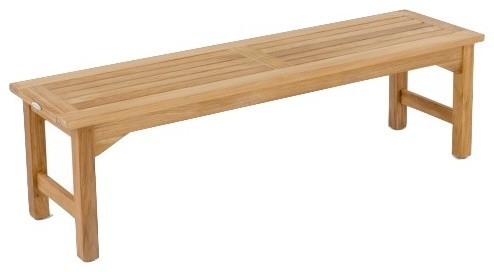 5' Backless Bench - Transitional - Outdoor Benches - by Westminster ...