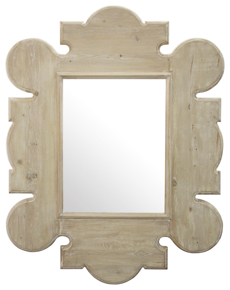 Reclaimed Lumber Gothic Mirror, Wall - Farmhouse - Wall Mirrors - by ...