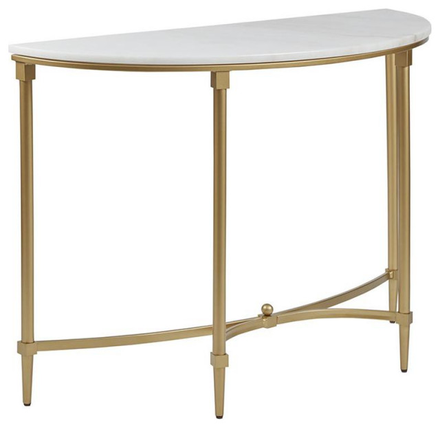 Marble Gold Console Table, Belen Kox - Contemporary - Coffee Tables ...