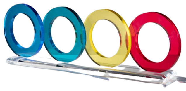 Infinity Acrylic Sculpture - Contemporary - Sculptures - by GUSTO ...