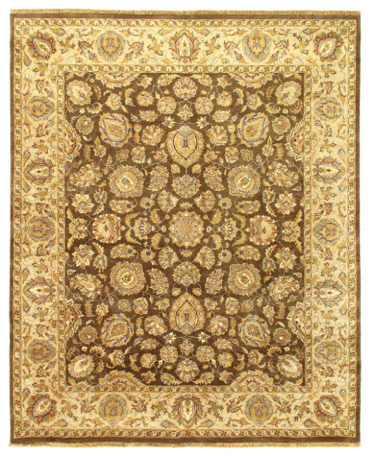 Fine Hand Knotted Persian Tabriz Design 8'x9'9'' - Traditional - Area ...