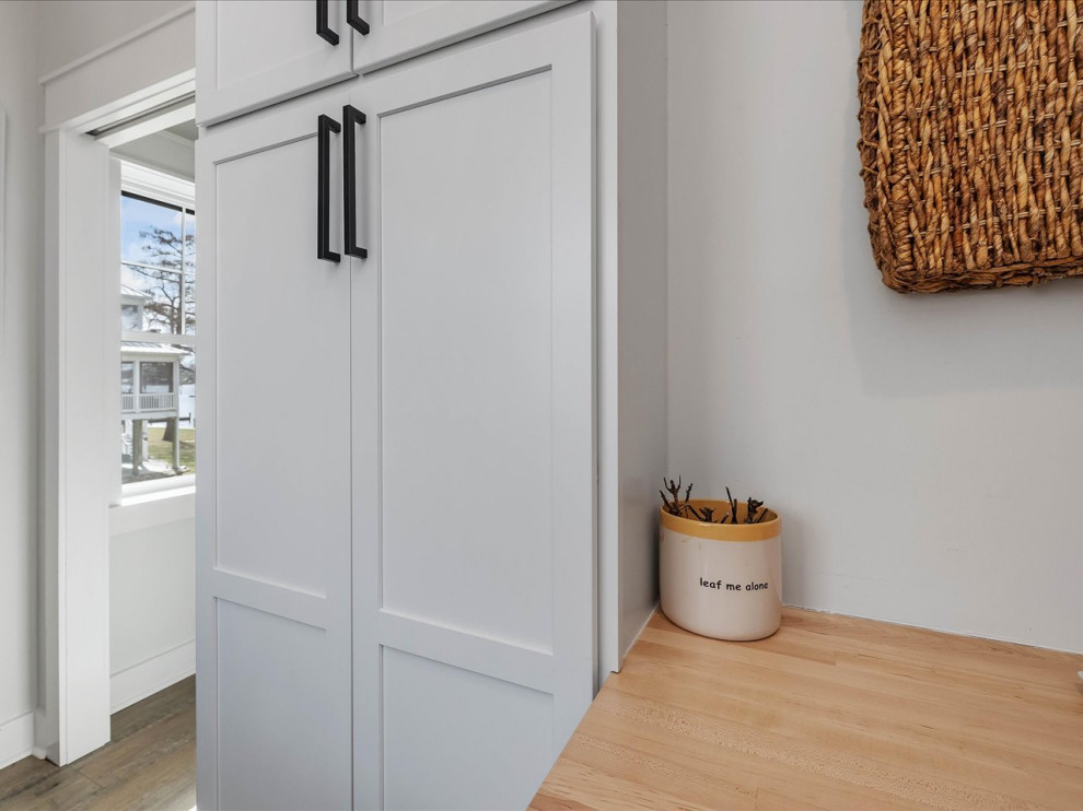 Traditional Coastal Pantry, Laundry & Office Design Chocowinity, NC ...