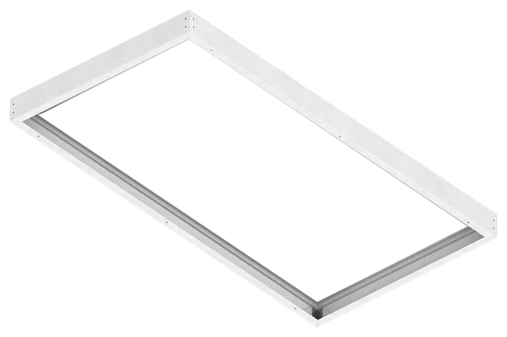 NICOR Lighting 2x4 Ft. Surface Mount Kit for TPE Series LED Troffers ...