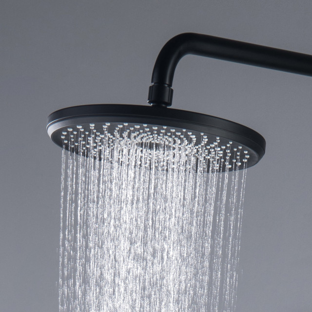 Shower System with 5-Function Handheld Shower & Tub Faucet ...