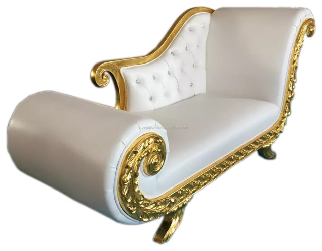 Infinity 78.74" Right-side Chaise Lounge - Victorian - Indoor Chaise ...