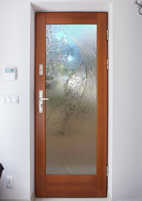 Front Door - High Tide - Cast Glass CGI 033 Exterior - Fiberglass ...
