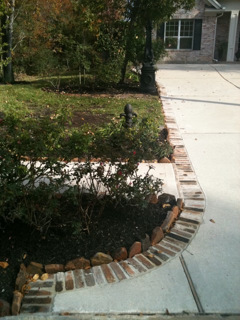 Brick Driveway Landscaping Ideas For Borders
