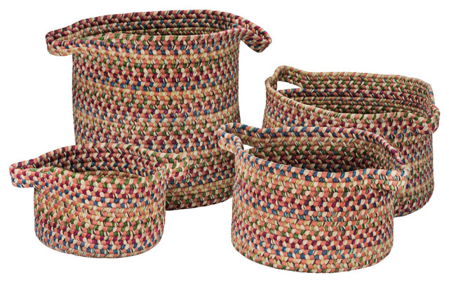 Colonial Mills Basket American Farmhouse Vintage Brick Round ...