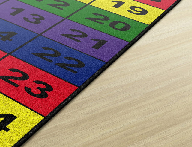 Flagship Carpets FE125-24A 3'x8' Number Blocks Educational Rug ...