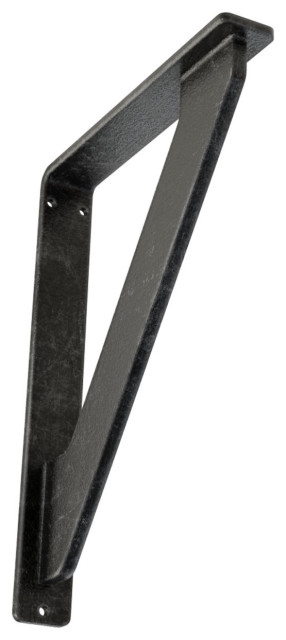 Traditional Wrought Iron Bracket, 1 1/2"Wx5 1/2"Dx8"H - Transitional ...