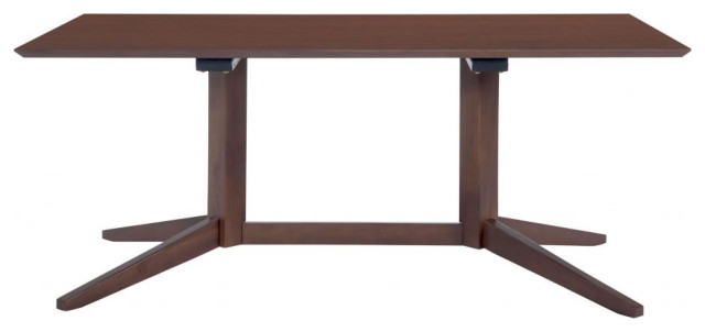 Carthage Dining Table Walnut - Midcentury - Dining Tables - by First of ...