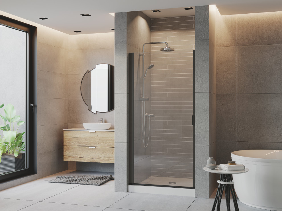 Paragon Series, 24"x65" - Contemporary - Shower Doors - by Coastal ...
