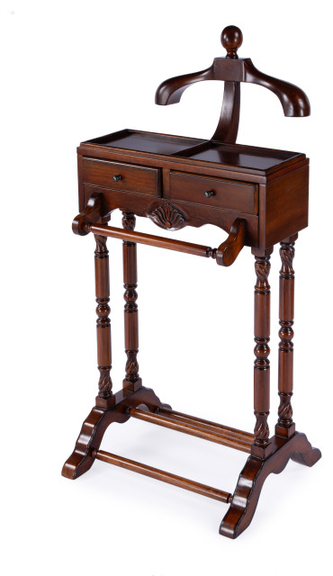 Petrov Clothing Valet Stand - Traditional - Clothing Valets And Suit ...