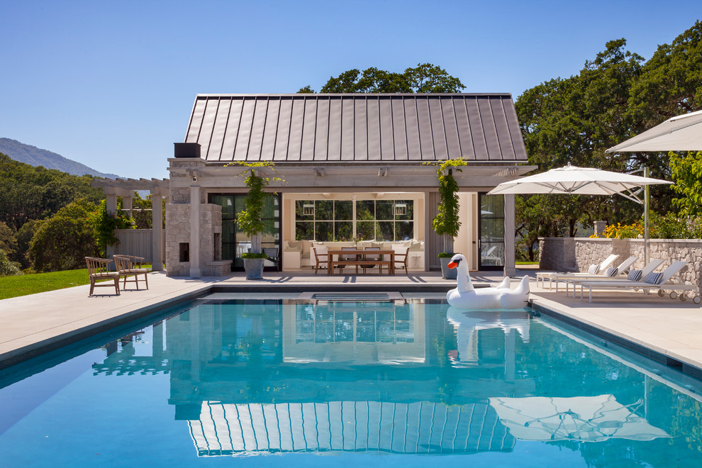 Farmhouse Pool - Farmhouse - Pool - San Francisco