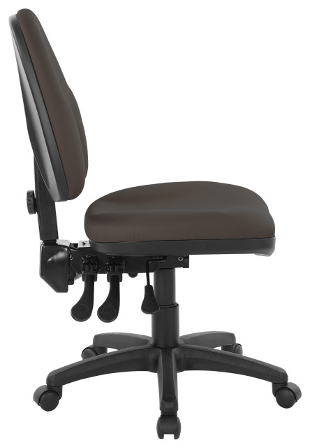 Dual Function Ergonomic Chair, Dillon Graphite - Contemporary - Office ...