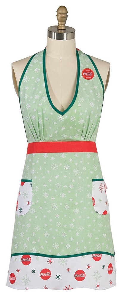 Now Designs Coca-Cola Apron, Stars/Snowflakes - Contemporary - Aprons ...
