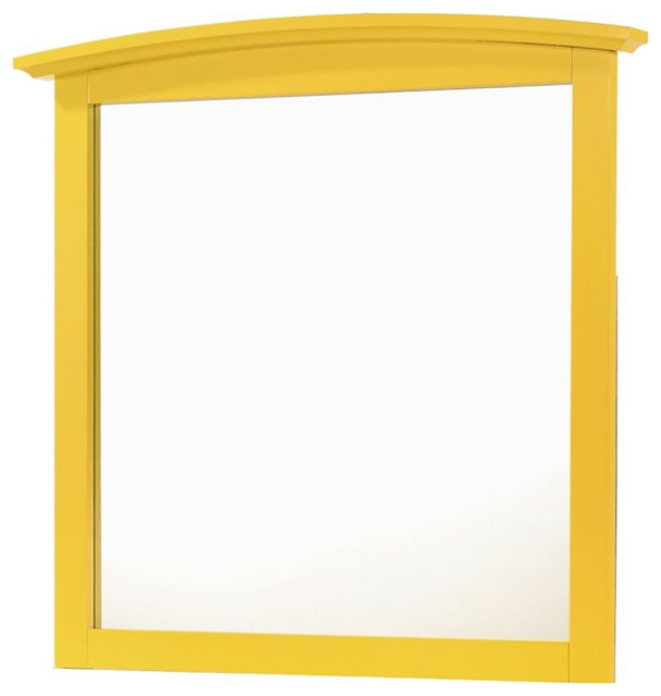 Home Square 2-Piece Set with 8-Drawer Dresser and Mirror in Yellow ...