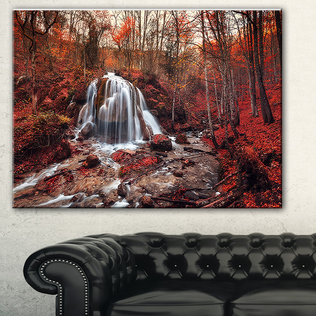 "Silver Stream Waterfall Close-up" Landscape Photo Wall Art, 40"x30 ...