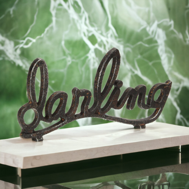 Cast Iron Table Decor, Darling - Contemporary - Decorative Objects And ...