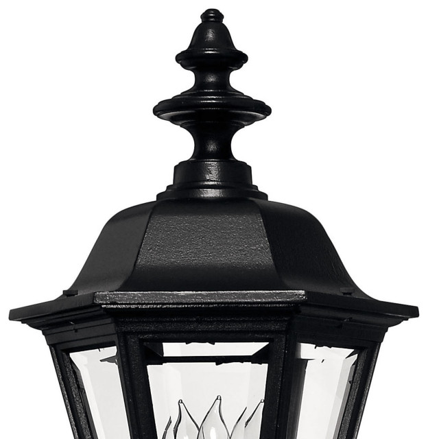 Hinkley Manor House Large Post Top Or Pier Mount Lantern, Black, Large ...