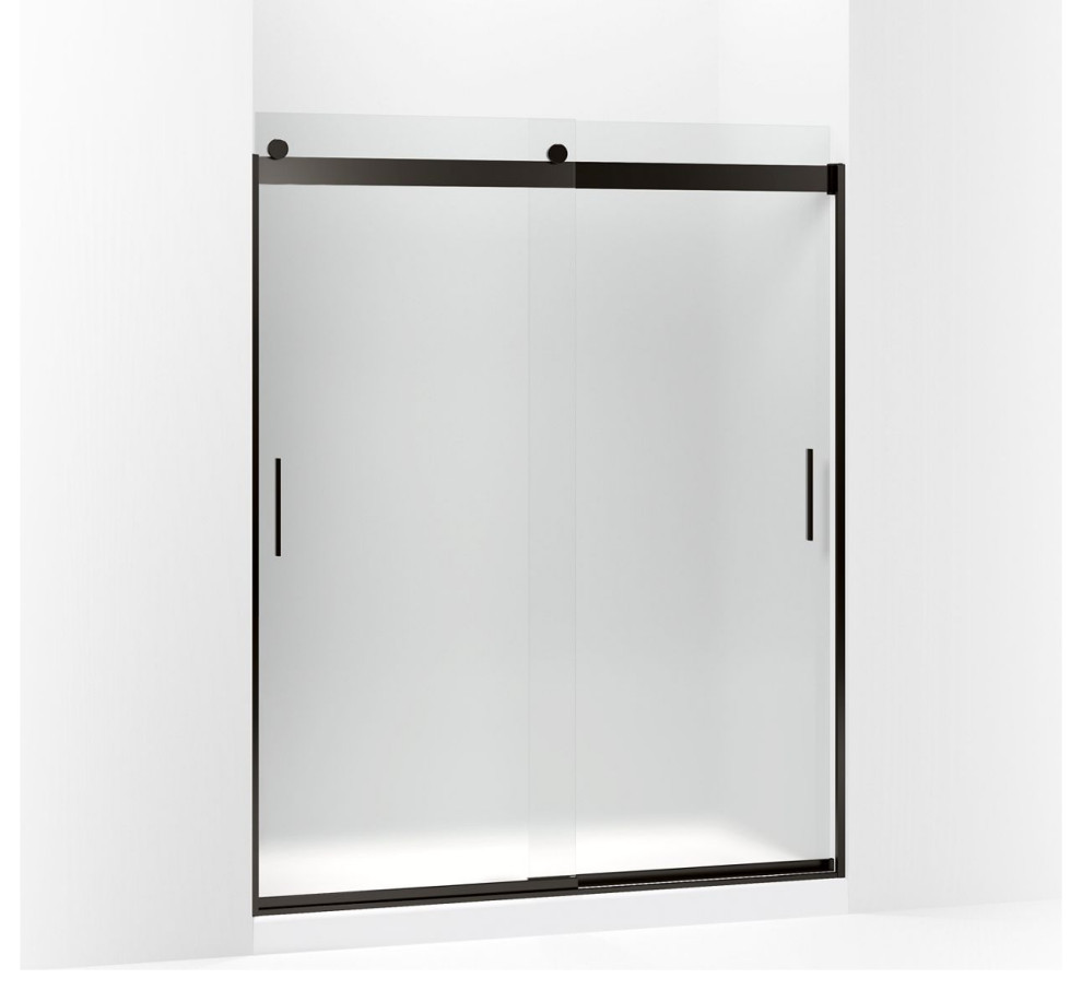 Kohler Levity Sliding Shower Door 74 H X 56 5 8 59 5 8 W