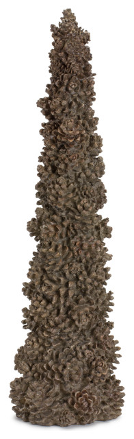 Pine Cone Tree, 2-Piece Set - Traditional - Holiday Accents And ...