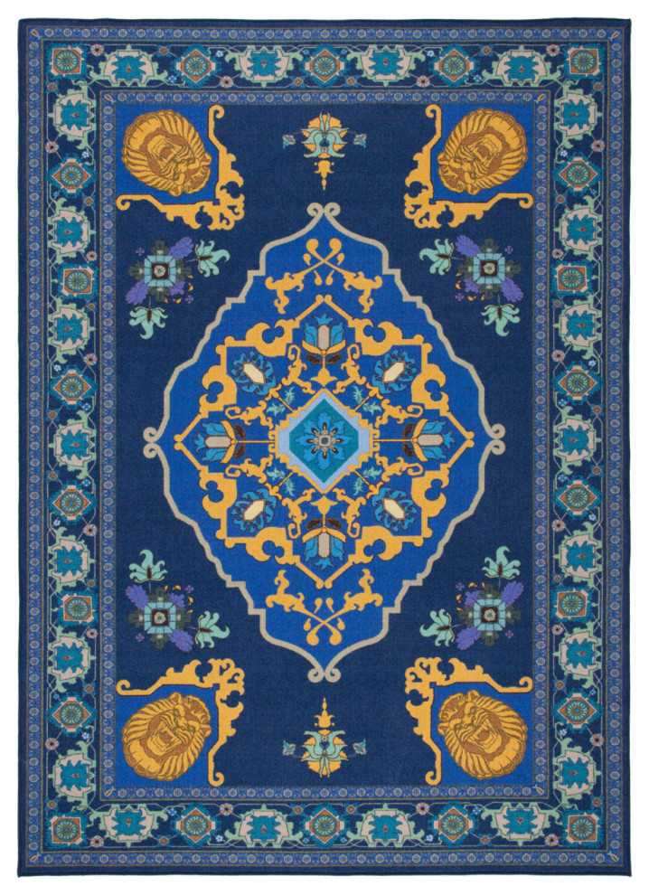 Safavieh Disney Rugs Dsn528n Purple / Gold Rug, 6' 7" x 9 ...