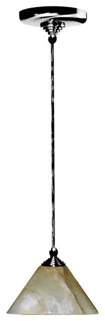 Medium Onyx Cone Mini Pendant - Traditional - Pendant Lighting - by ...