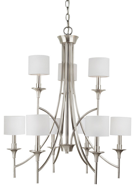 Nine Light Chandelier - Transitional - Chandeliers - by Generation ...