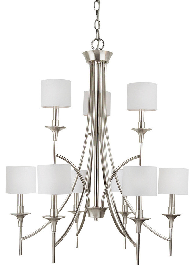 Nine Light Chandelier - Transitional - Chandeliers - by Generation ...