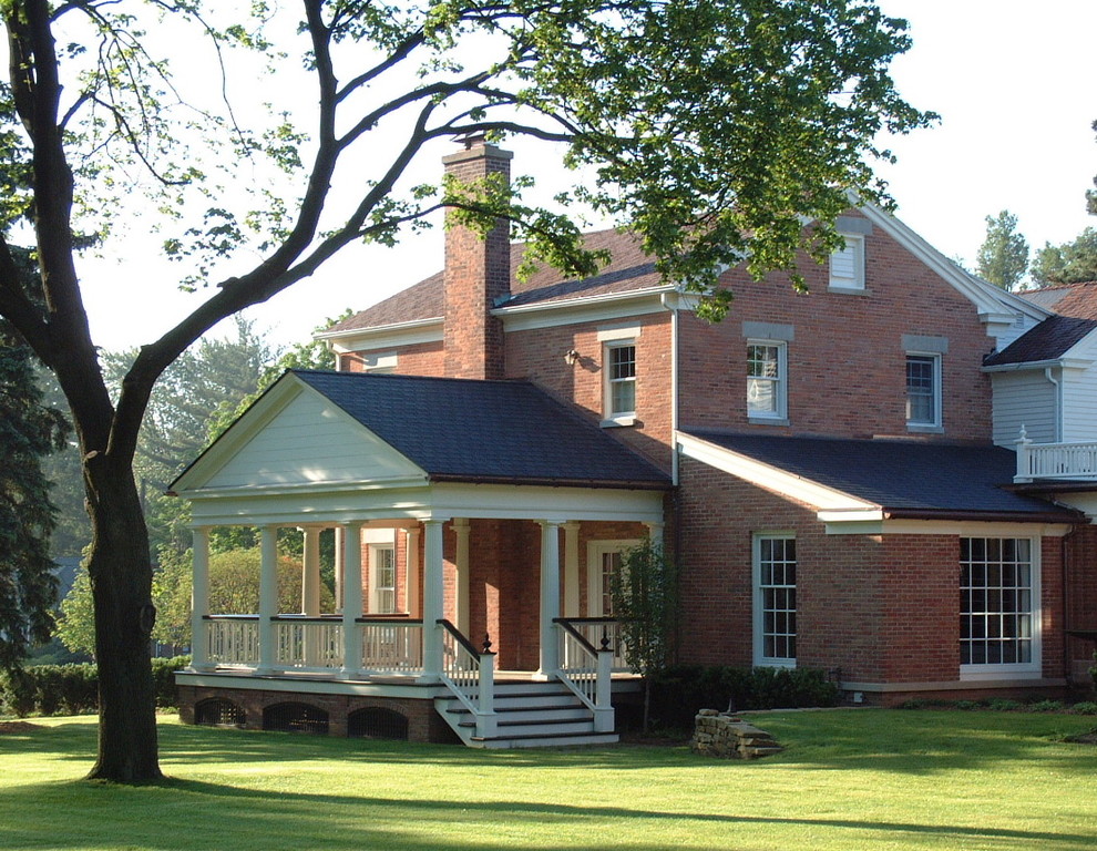 GREEK REVIVAL PORCH ADDITION - Traditional - Verandah - Detroit - by ...