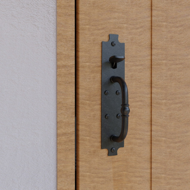 Colonial Norfolk Door Latches Heavy Duty Iron 8" H Pack of 6 ...