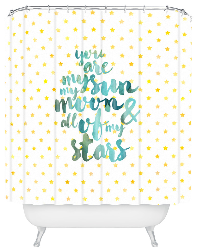 Hello Sayang You Are My Sun My Moon And All Of My Starsshower Curtain