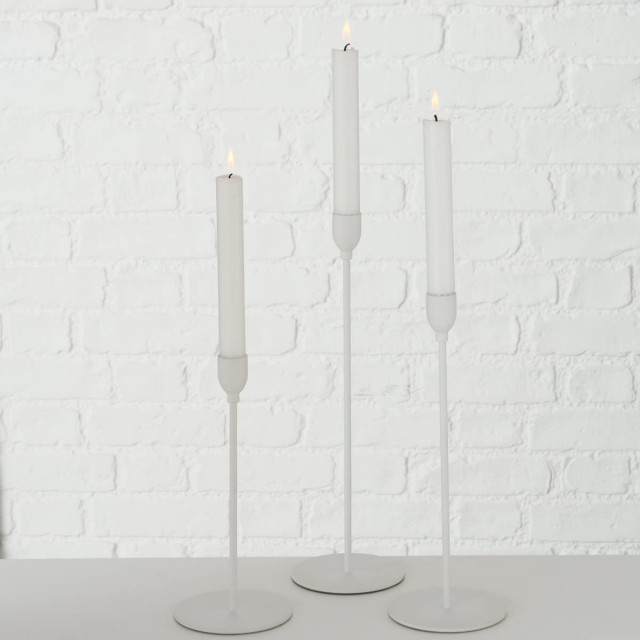 3 Piece Metal Tabletop Candlestick Set (Set of 3), 13 L x 4 W x 4 H ...