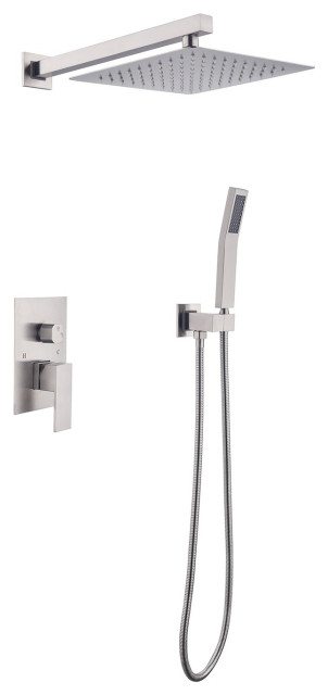 10" Wall-Mounted Square Completed Shower System - Contemporary ...