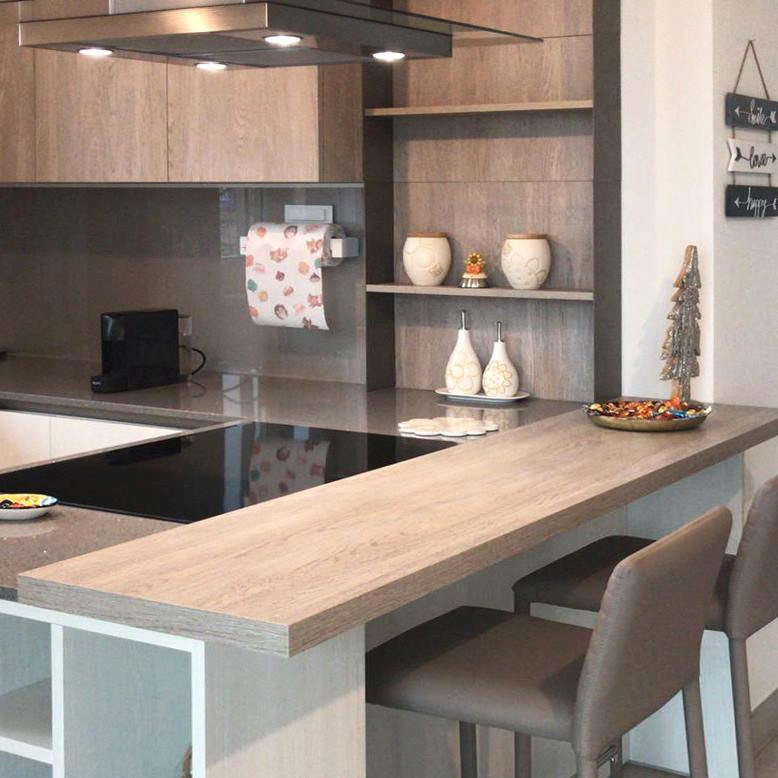 CUCINA CON BANCONE/ PENISOLA - Industrial - Kitchen - Milan - by My Home Arredamenti | Houzz