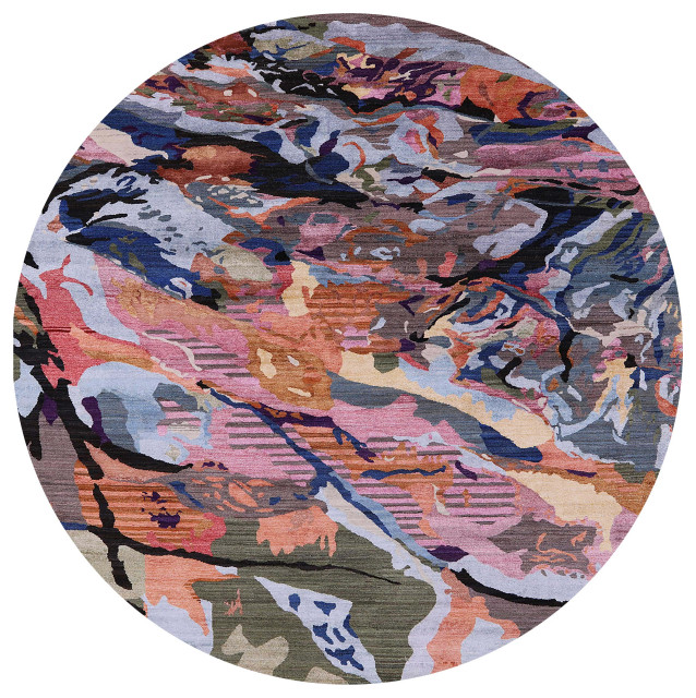 Ahgly Company Indoor Rectangle Mid-Century Modern Area Rugs, 5' x 7', 5 ...