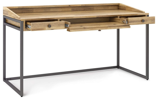 Modern Industrial 60 inch Wide Home Office Desk - Contemporary - Desks ...