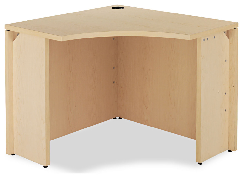 HON 10500 Series Curved Corner Workstation, 36" x 36" x 29.5", Natural ...