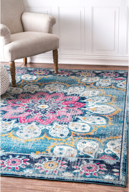 Withered Bloom In Bouquet Area Rug, 4'x6' - Contemporary - Area Rugs ...