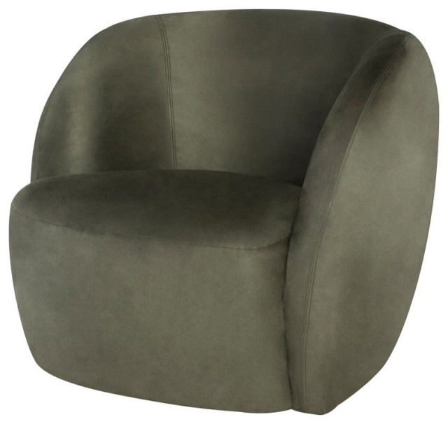Maida Occasional Chair Chianti Microsuede - Contemporary - Armchairs ...