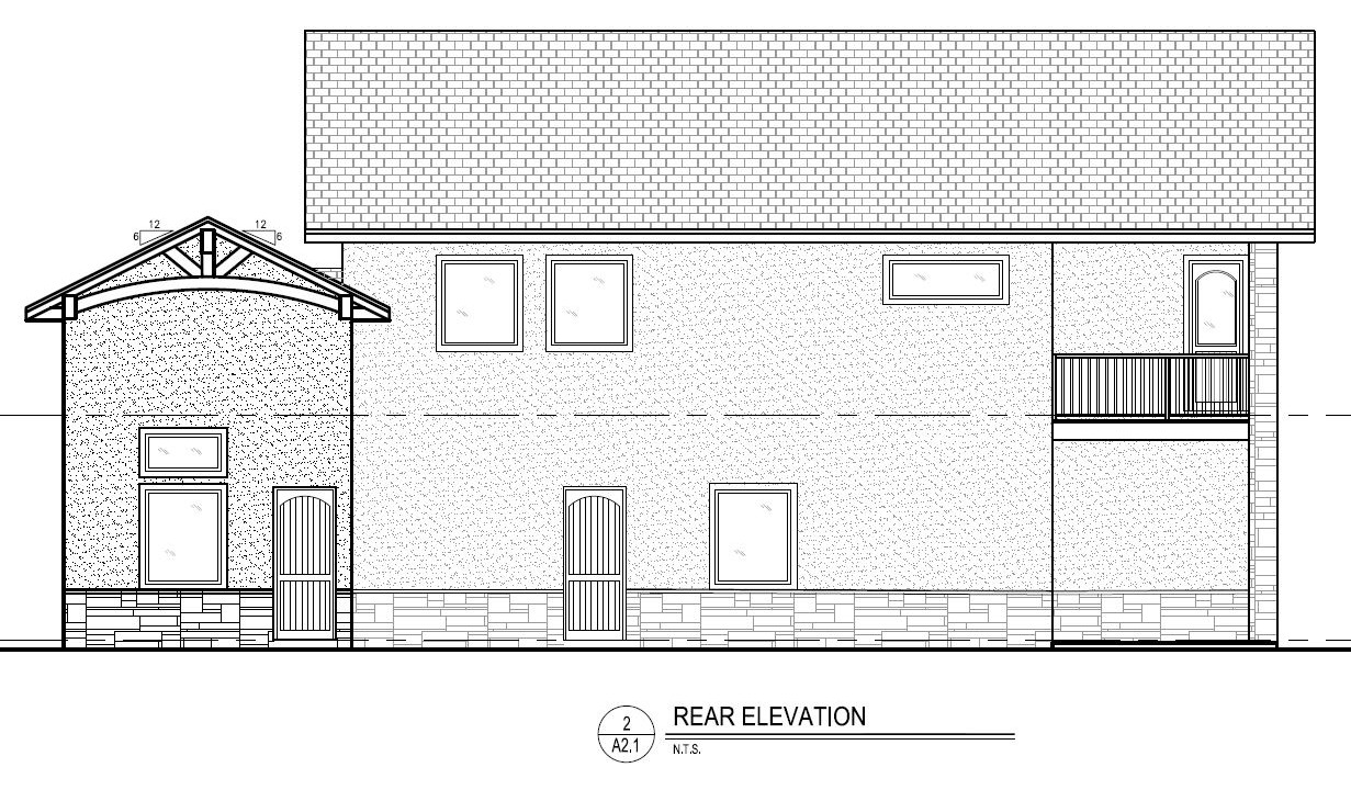 Two-story ADU Home Building Plan