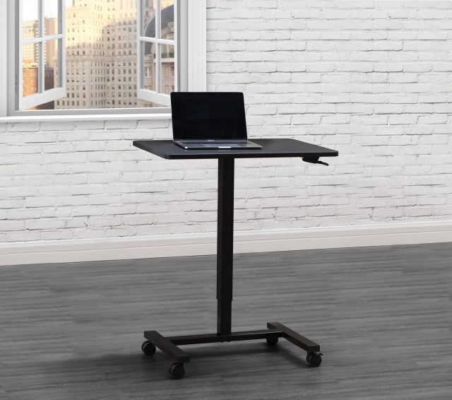 Studio Space Mobile Pneumatic Sit Stand Cart - Contemporary - Office ...