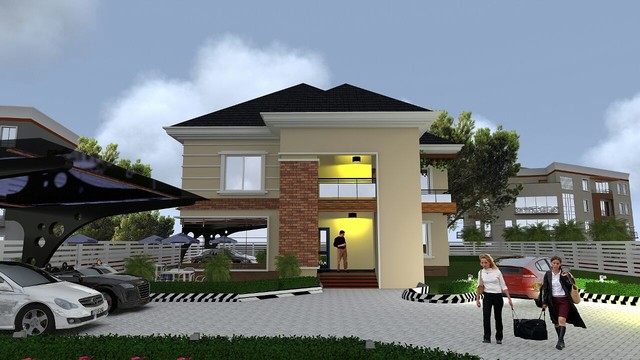 Proposed Residential Design at Agenebode, Edo State - Contemporary ...