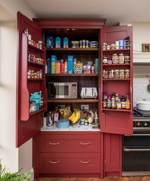 Red Pantry Barn Red Pantry Cabinets Design Ideas
