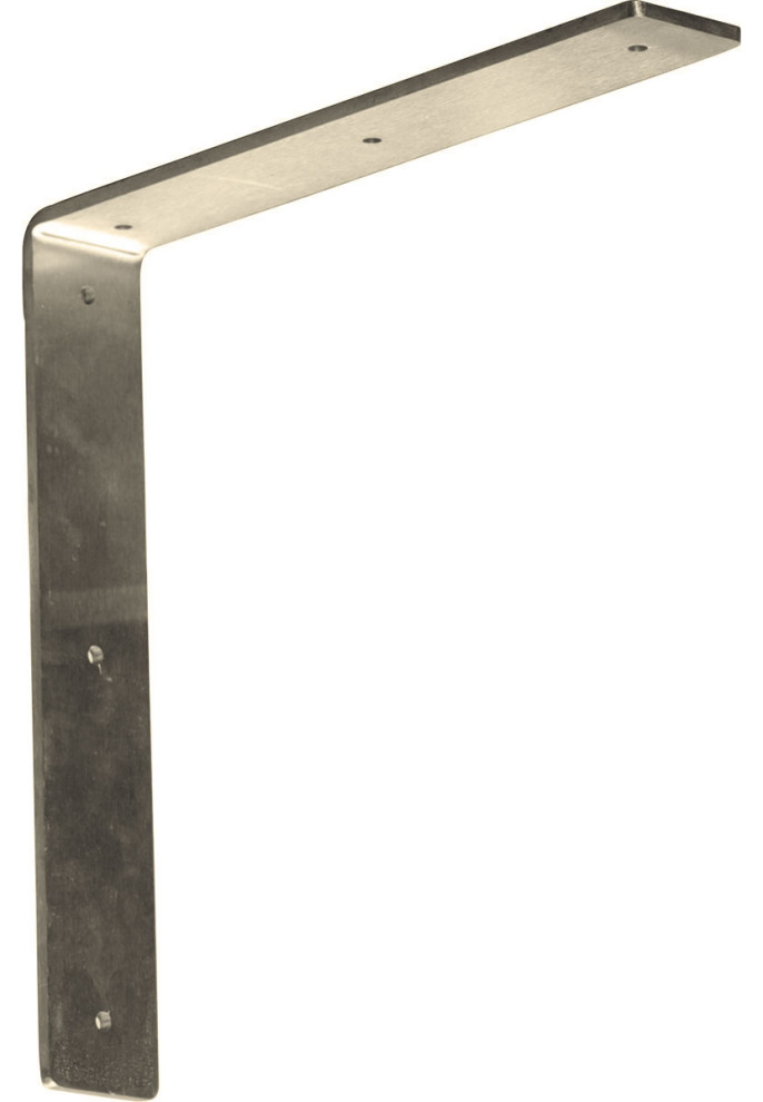2"x20"x20" Hamilton Steel Bracket, Hammered Black, 2Wx12"Dx12"H ...