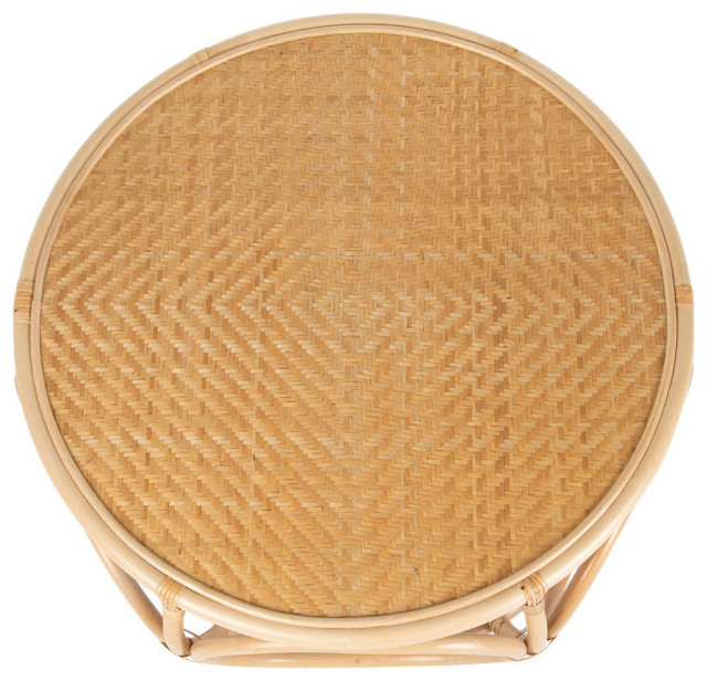 Busan Rattan Coffee Table, Natural - Tropical - Coffee Tables - by ...