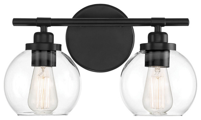 Carson 2-Light Bath Vanity Fixture - Transitional - Bathroom Vanity ...